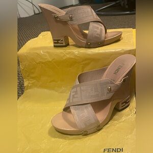 Fendi | Shoes | Authentic Fendi Wedges | Poshmark